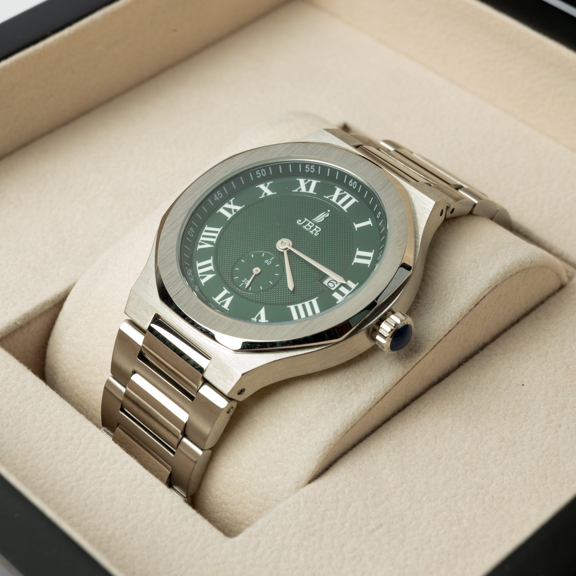 JBR Swiss Classic Men’s Watch – Green Dial – Signature Jewelry Gifts